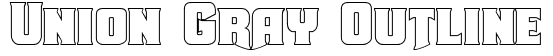 Union Gray Outline: Free Font Download | MaisFontes