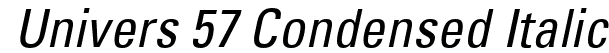 Univers 57 Condensed Font: Free Download | MaisFontes