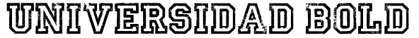 UNIVERSIDAD Bold Font: Free Download | MaisFontes