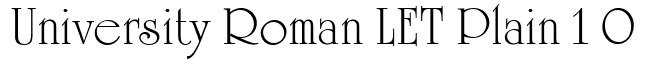 University Roman Bold Font: Free Download | MaisFontes