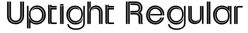 Uptight Regular: Free Font Download | MaisFontes