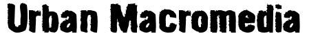 Urban Macromedia: Free Font Download | MaisFontes