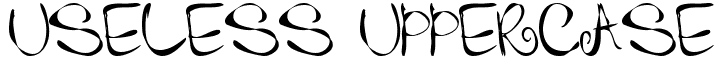 USELESS UPPERCASE Font: Free Download | MaisFontes