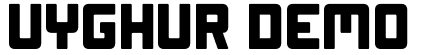 Uyghur Demo Font: Free Download | MaisFontes
