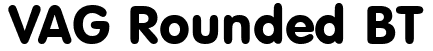 VAG Rounded BT Font: Free Download | MaisFontes