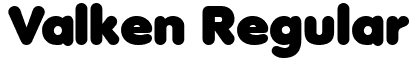 Valken Regular Font: Free Download | MaisFontes