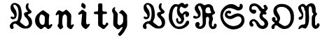 Vanity VERSION: Free Font Download | MaisFontes