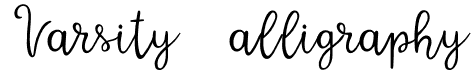 Varsity Calligraphy: Free Font Download | MaisFontes