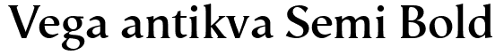 Vega antikva Semi Bold: Free Font Download | MaisFontes