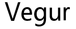 Vegur: Free Font Download | MaisFontes