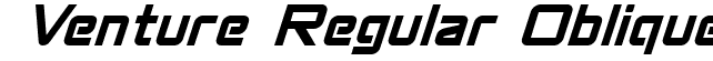 Venture Regular Oblique: Free Font Download | MaisFontes