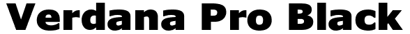 Verdana Pro Black: Download Free Font | MaisFontes