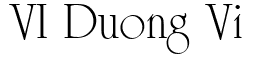 VI Duong Vi: Baixar Fonte Grátis | MaisFontes