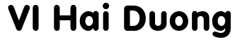VI Hai Duong Font: Free Download | MaisFontes