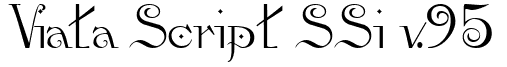 Viata Script SSi v.95 Font: Free Download | MaisFontes