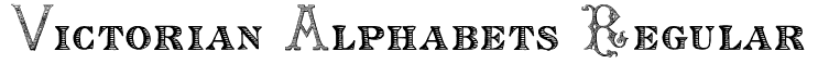 Victorian Alphabets Five Regular Font: Free Download | MaisFontes
