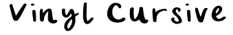 Vinyl Cursive: Free Font Download | MaisFontes