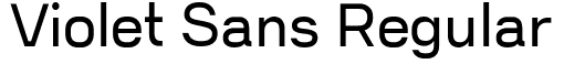 Violet Sans Regular: Free Font Download | MaisFontes