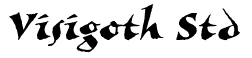 Visigoth Std Font: Free Download | MaisFontes