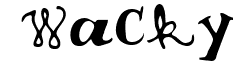 Wacky: Free Font Download | MaisFontes