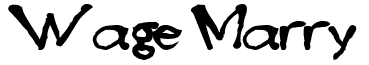 Wage Marry: Free Font Download | MaisFontes