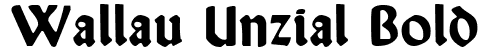 Wallau Unzial Bold: Free Font Download | MaisFontes