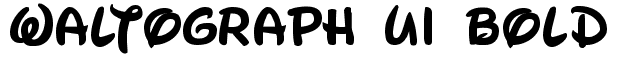 Waltograph UI Bold: Free Font Download | MaisFontes