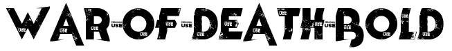 War of Death Bold: Free Font Download | MaisFontes