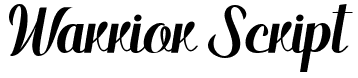 Warrior Script Font: Free Download | MaisFontes