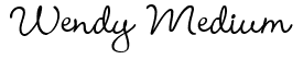 Wendy Medium: Baixar Fonte Grátis | MaisFontes