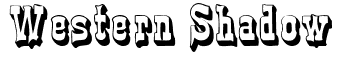 Western Shadow: Free Font Download | MaisFontes