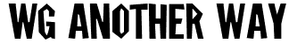 WG Another Way Font: Free Download | MaisFontes