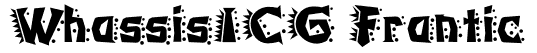 WhassisICG Frantic: Free Font Download | MaisFontes