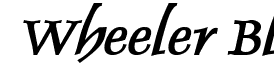 Wheeler Bl: Free Font Download | MaisFontes