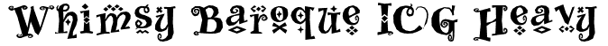 Whimsy Baroque ICG Heavy: Free Font Download | MaisFontes