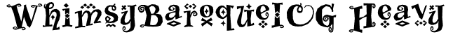 WhimsyBaroqueICG Heavy: Free Font Download | MaisFontes