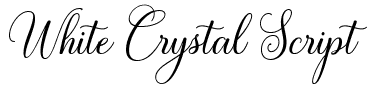 White Crystal Script: Free Font Download | MaisFontes