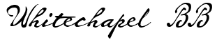 Whitechapel BB Font: Free Download | MaisFontes