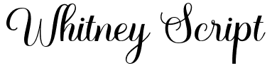 Whitney Script Font: Free Download | MaisFontes