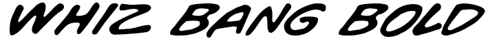 Whiz Bang Bold: Free Font Download | MaisFontes