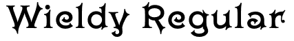 Wieldy Regular: Free Font Download | MaisFontes