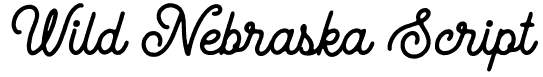 Wild Nebraska Script: Free Font Download | MaisFontes