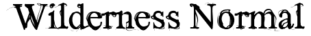 Wilderness Normal: Free Font Download | MaisFontes