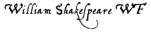 William Shakespeare WF Font: Free Download | MaisFontes