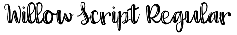 Willow Script Regular: Baixar Fonte Grátis | MaisFontes
