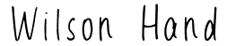 Wilson Hand: Free Font Download | MaisFontes