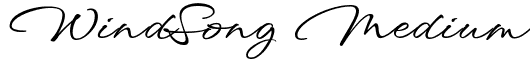 Windsong Font: Free Download | MaisFontes