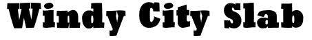 Windy City Slab Font: Free Download | MaisFontes