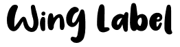 Wing Label: Free Font Download | MaisFontes