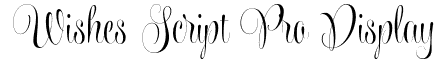 Wishes Script Pro Display: Download Free Font | MaisFontes